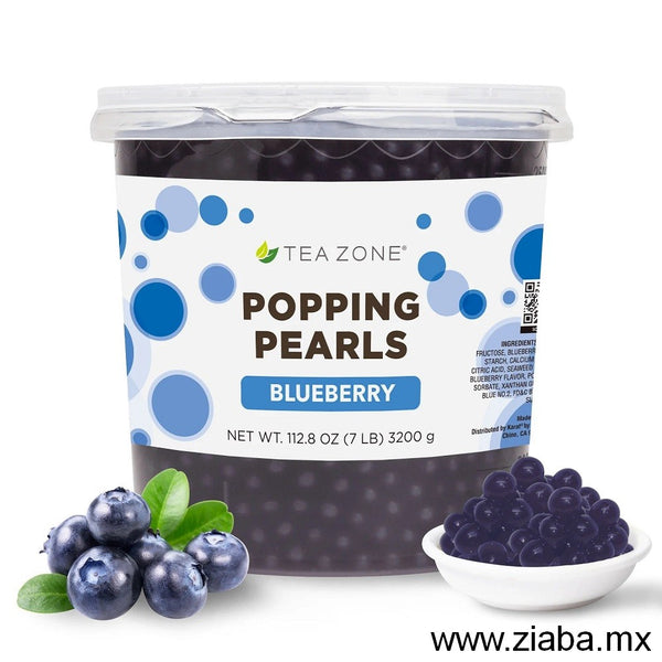 Mora Azúl (Blueberry) Perlas Explosivas Tea Zone México Popping Pearls ...