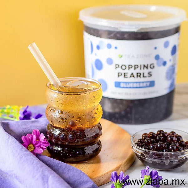 Mora Azúl (Blueberry) Perlas Explosivas Tea Zone México Popping Pearls ...